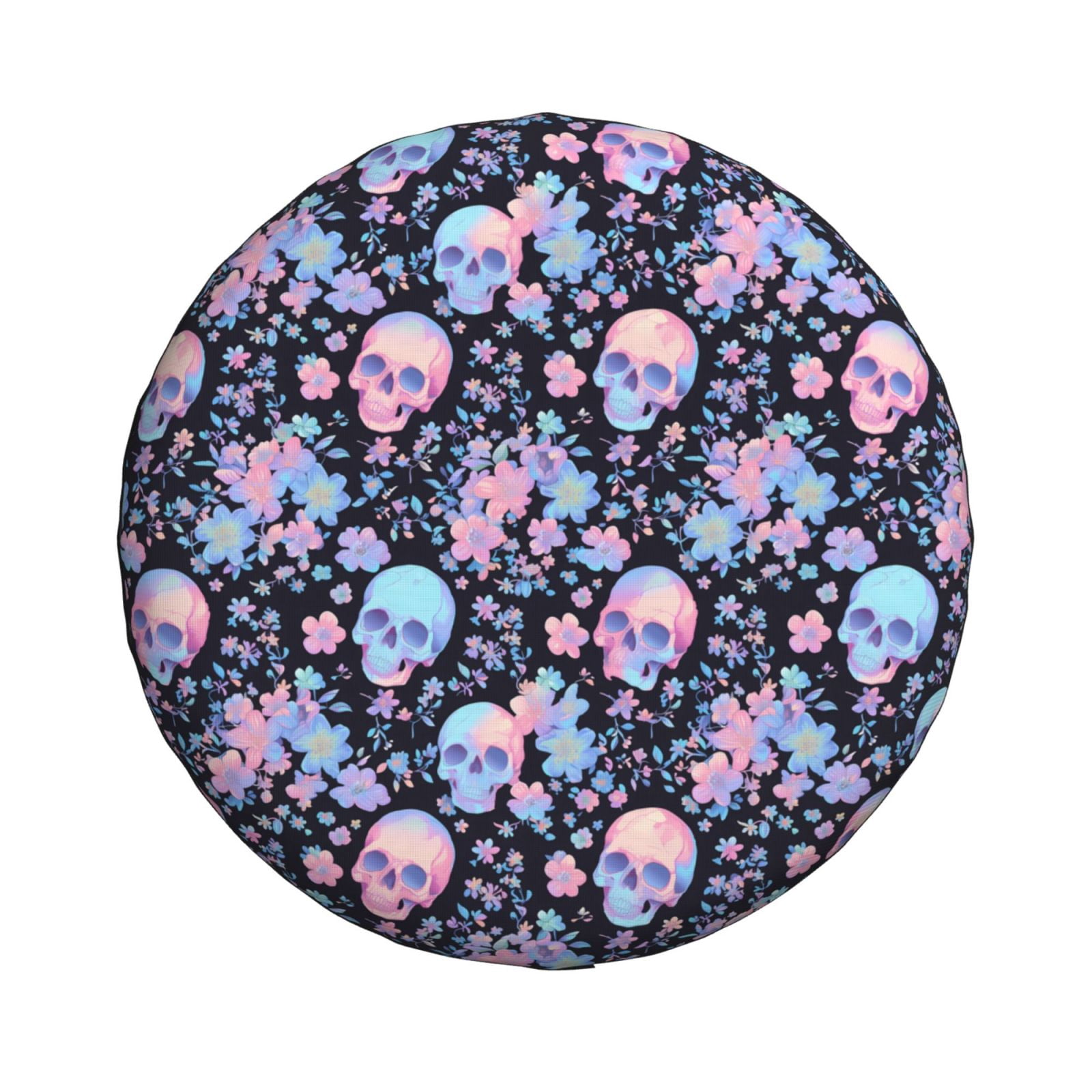 Daiia cool Skull flower Tire Covers , Travel Trailer Camper Truck SUV ...