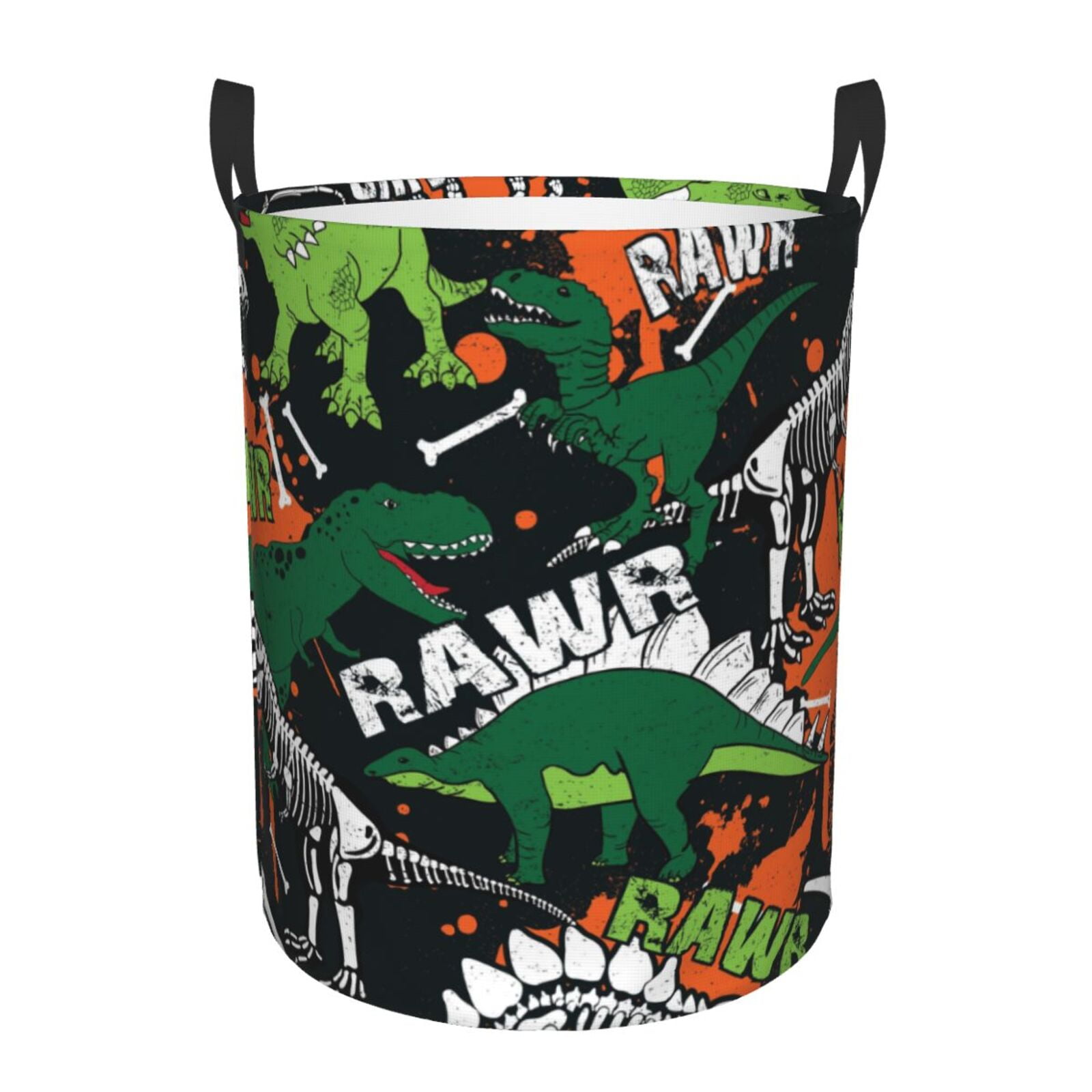 Daiia dinosaur Skeleton Laundry Hamper With Handles Large Storage ...