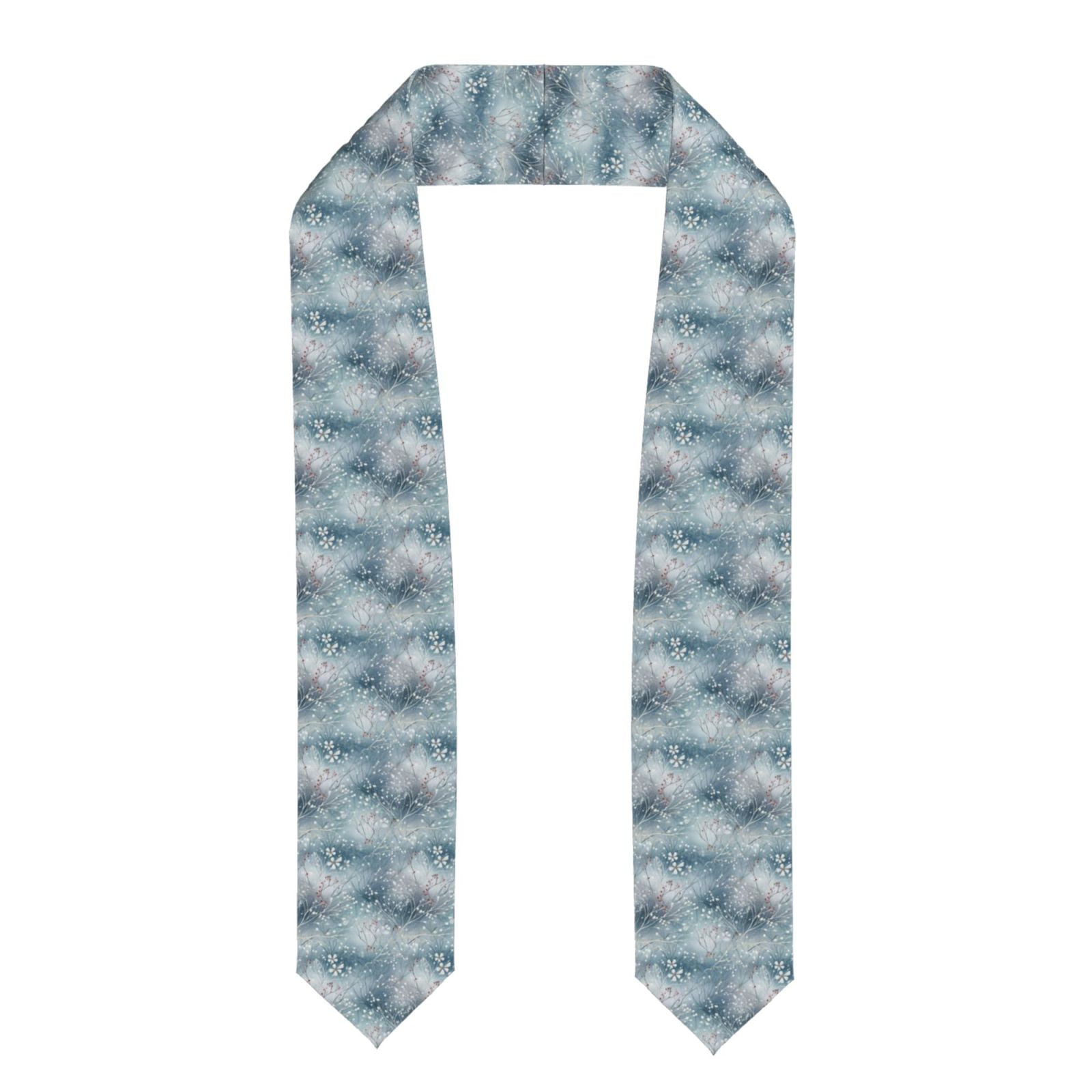 Daiia enchanted winter snowflake holly Pattern Graduation Shawl Stole ...
