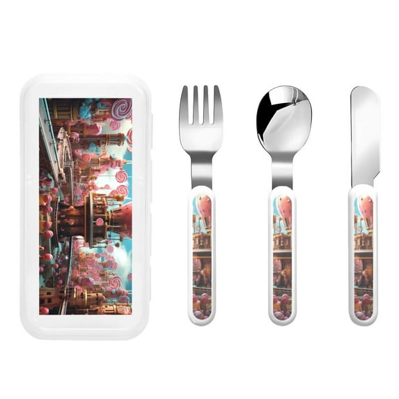 Daiia fairy-tale-world-with-delicious-candy for Stainless Steel Kids ...