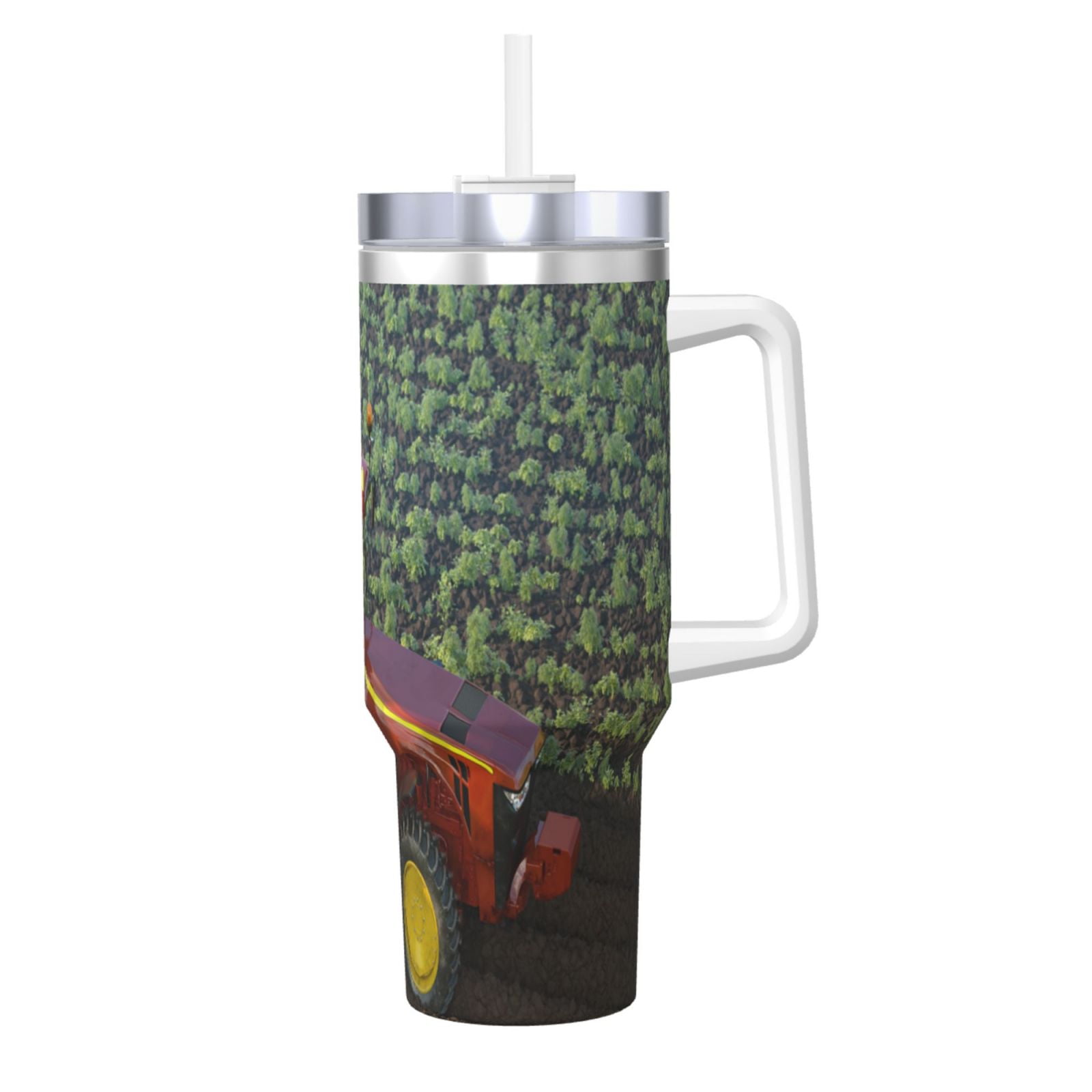 Daiia farm tractor Printed 40 oz Tumbler with Handle,Ice Bully ...