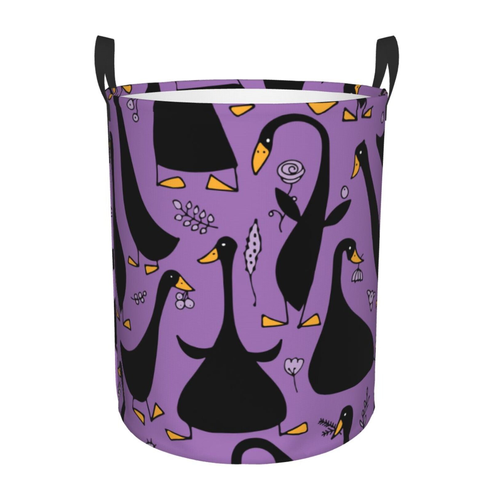 Daiia funny Goose Laundry Hamper With Handles Large Storage Basket/Toy ...