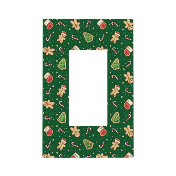 Daiia green Christmas Element Pattern Decorator Wall Plate Child Safe ...