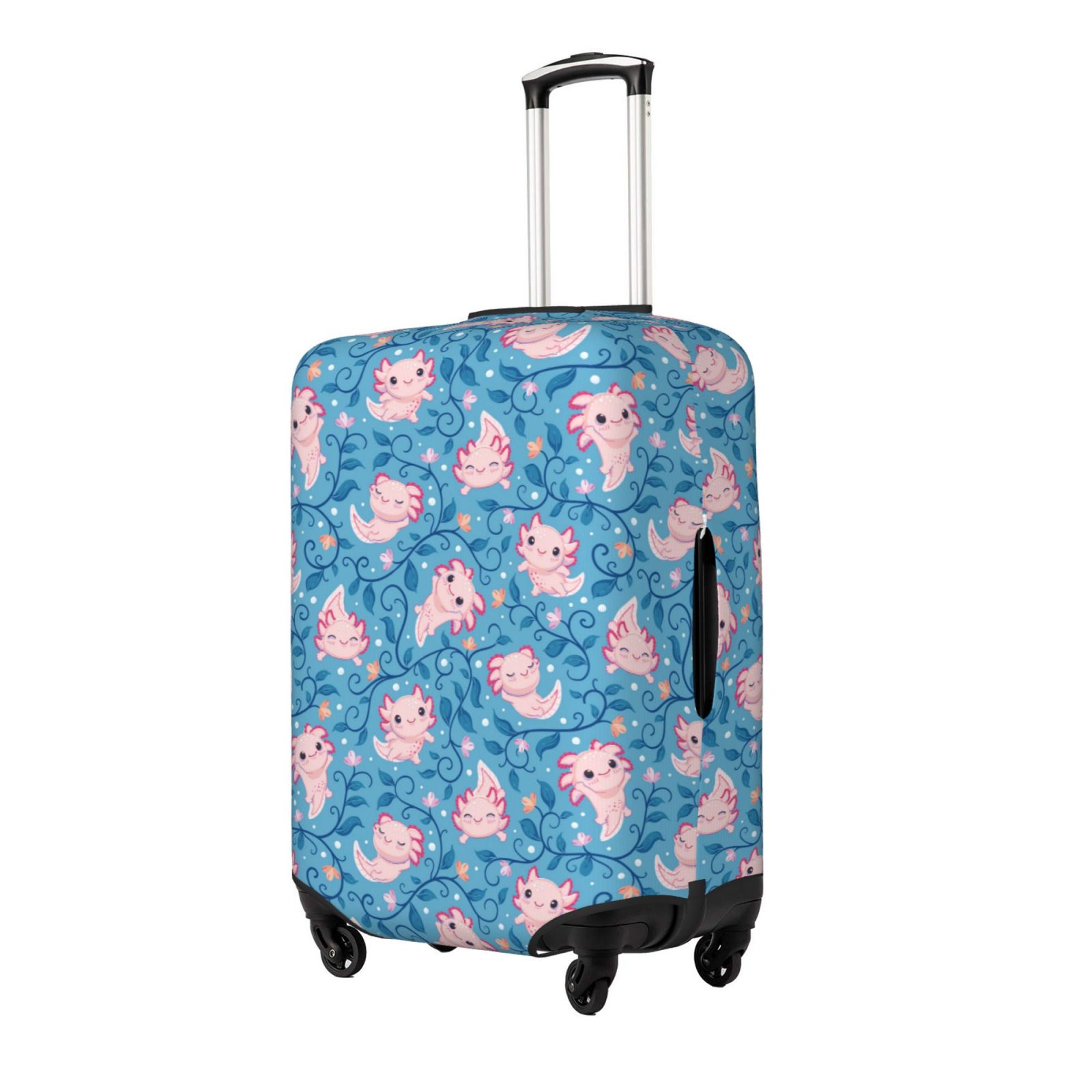 Daiia happy baby axolotls Luggage Cover, Thickened Washable Travel ...