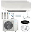 Daikin 24,000 BTU (9K + 18K) 21SEER2 Dual Zone Mini Split Wi-Fi Enabled ...