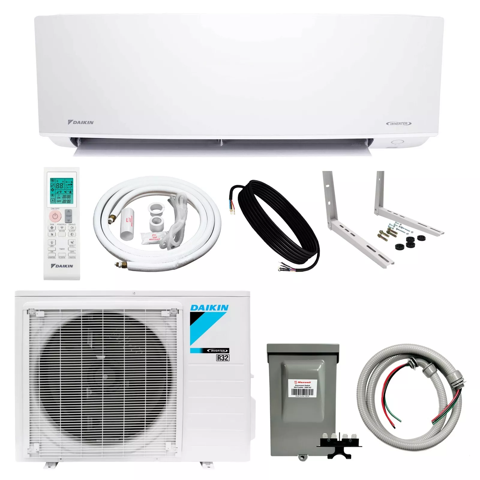 Daikin 24000 BTU 18 SEER2 Entra Series Ductless Mini-Split Air Conditioner - R32 - Walmart.com