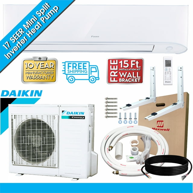 Daikin 9 000 Btu 17 Seer Ductless Mini Split Inverter Air Conditioner
