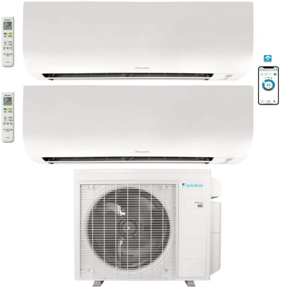 Daikin R32 MXM Series 2-Zone Multi-Split Heat Pump 2MXM18AVJU9 ...