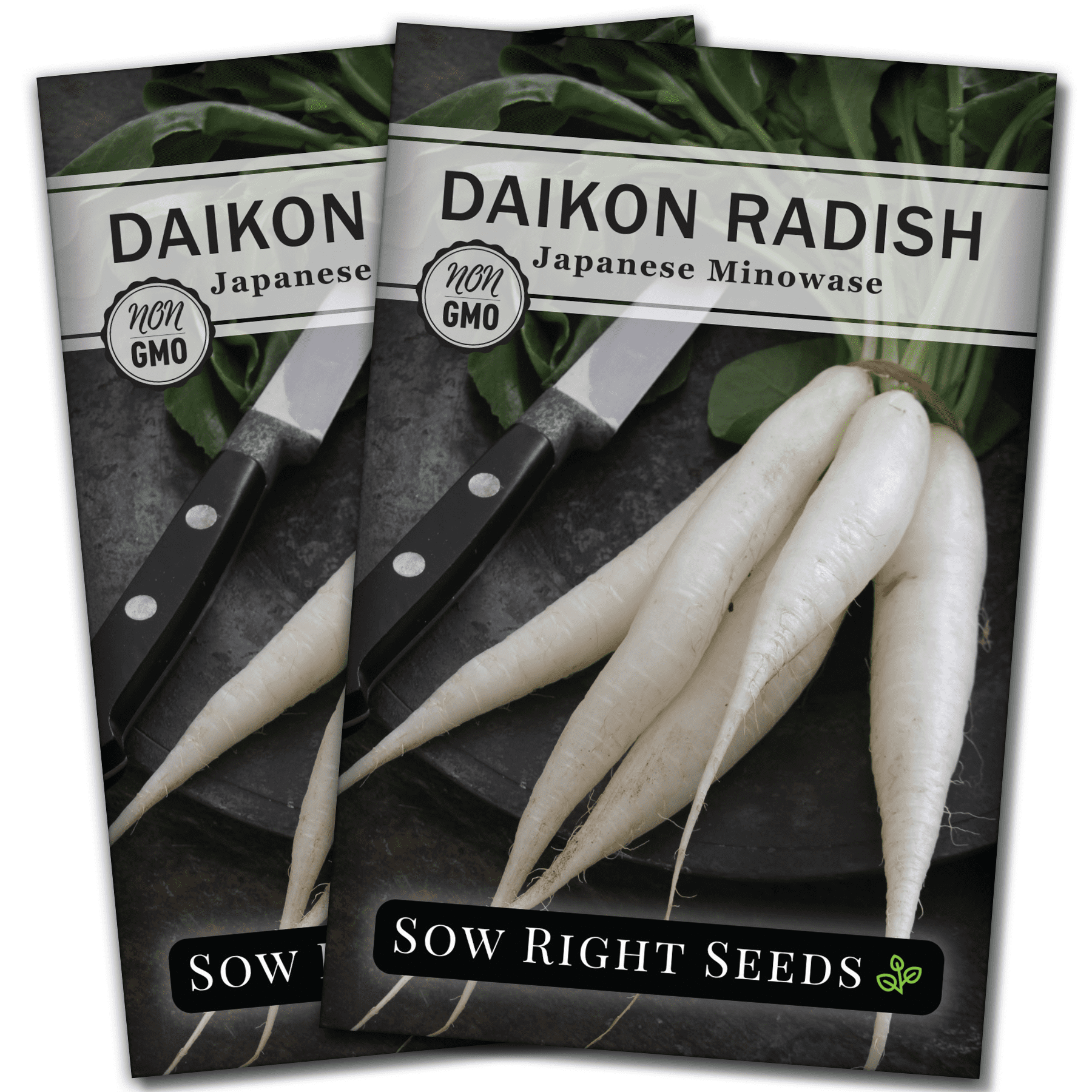 Daikon Minowase Japanese Radish Seeds - Non GMO Heirloom Varieties for your Home Vegetable ...
