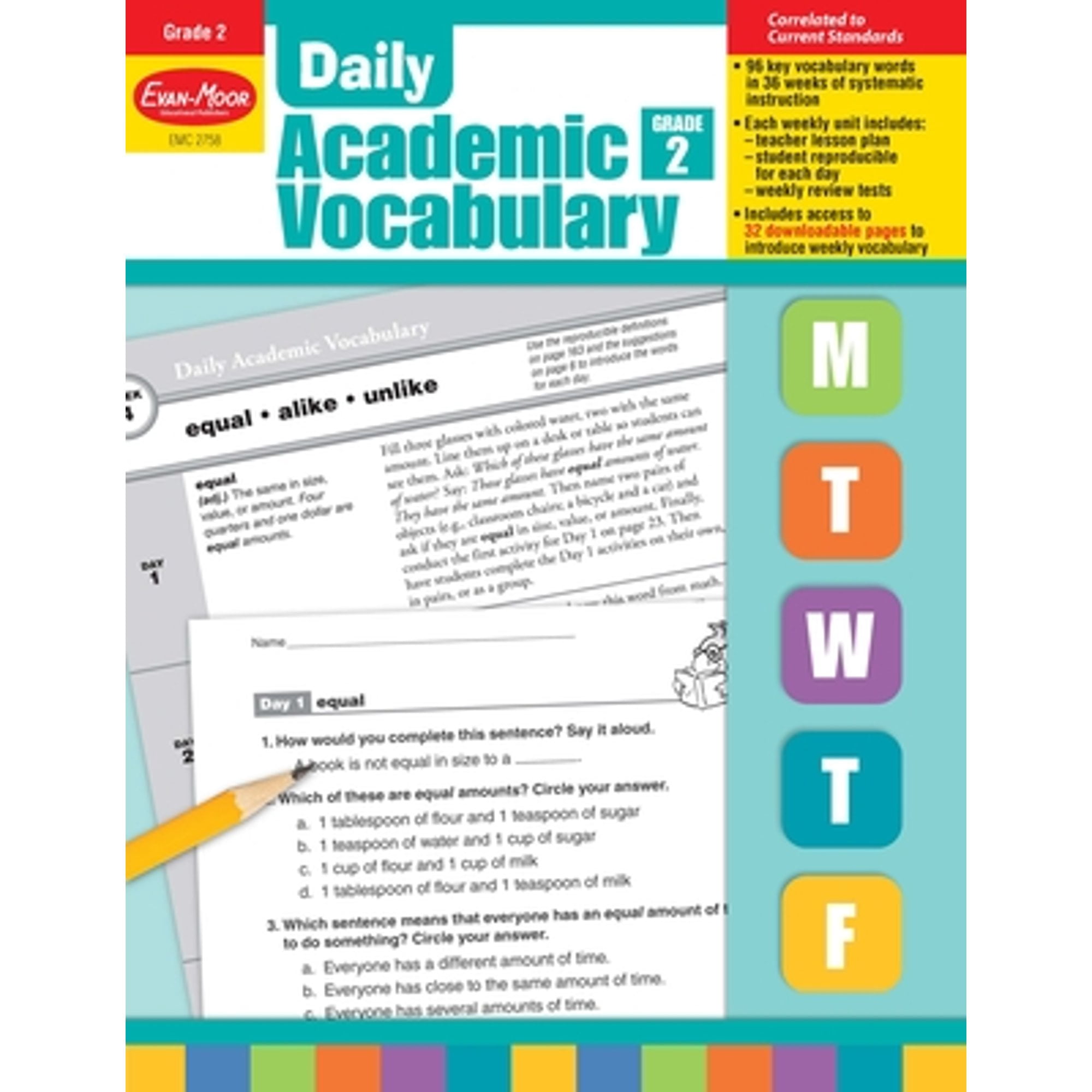 Pre-Owned Daily Academic Vocabulary, Grade 2 Teacher Edition (Paperback ...