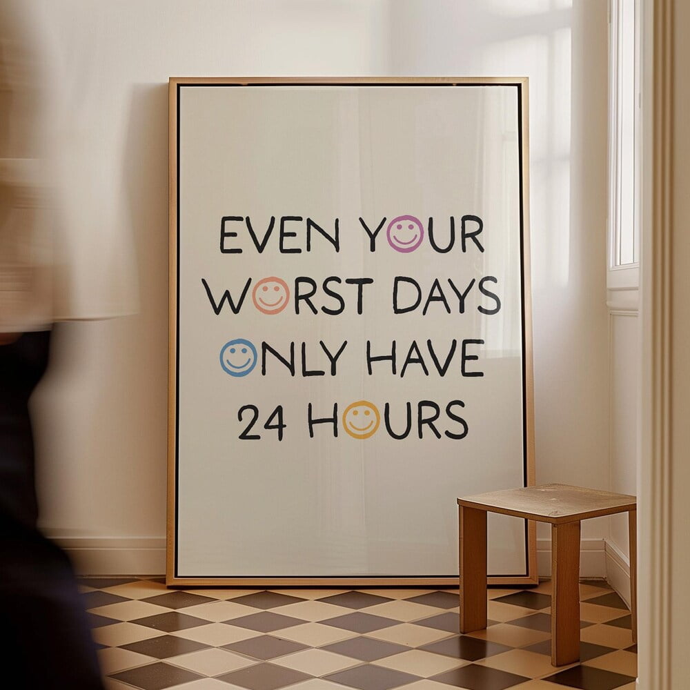 Daily Affirmations Poster: Therapy Office Decor, Positive Reminder ...