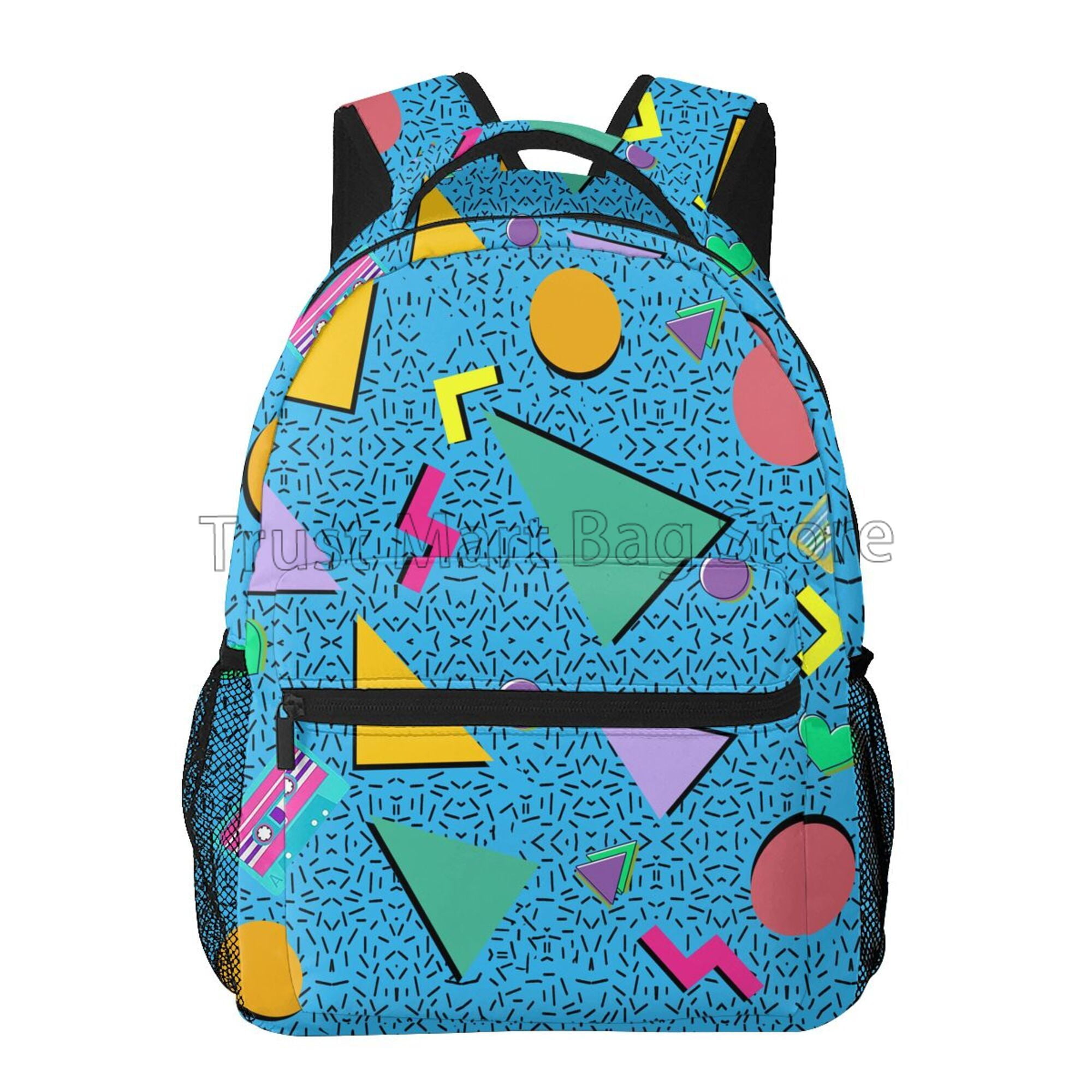 Daily Backpack Funny Retro 80s 90s Icons Backpacks Travel Laptop ...