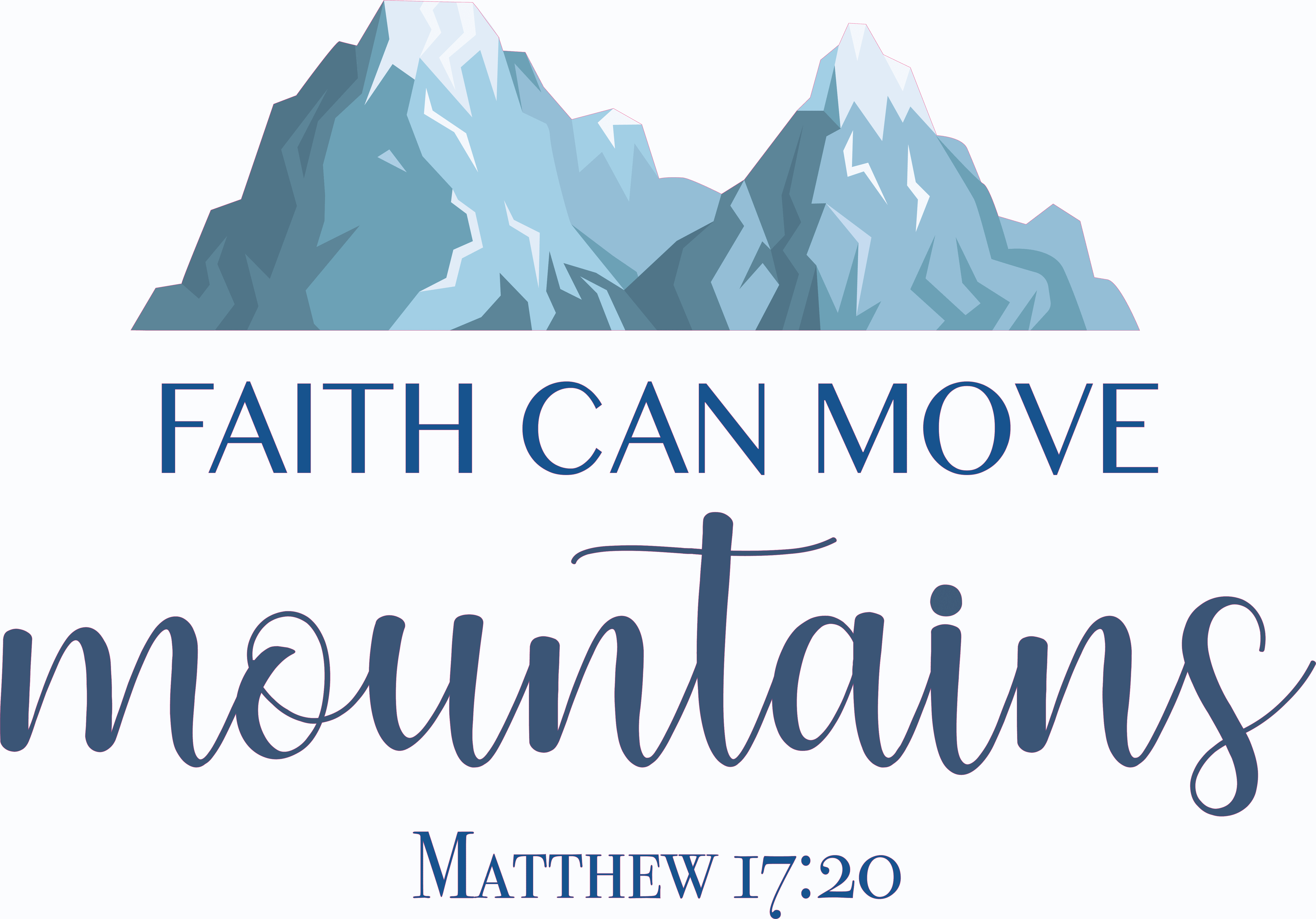 Daily Bible Verse for Church or Prayer Room Vinyl Wall Decal - Faith ...