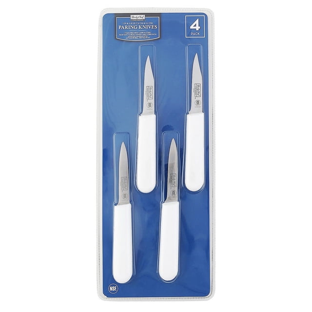 Daily Chef Professional Quality Kitchen Knife Set, 4 Ct Paring Knives ...