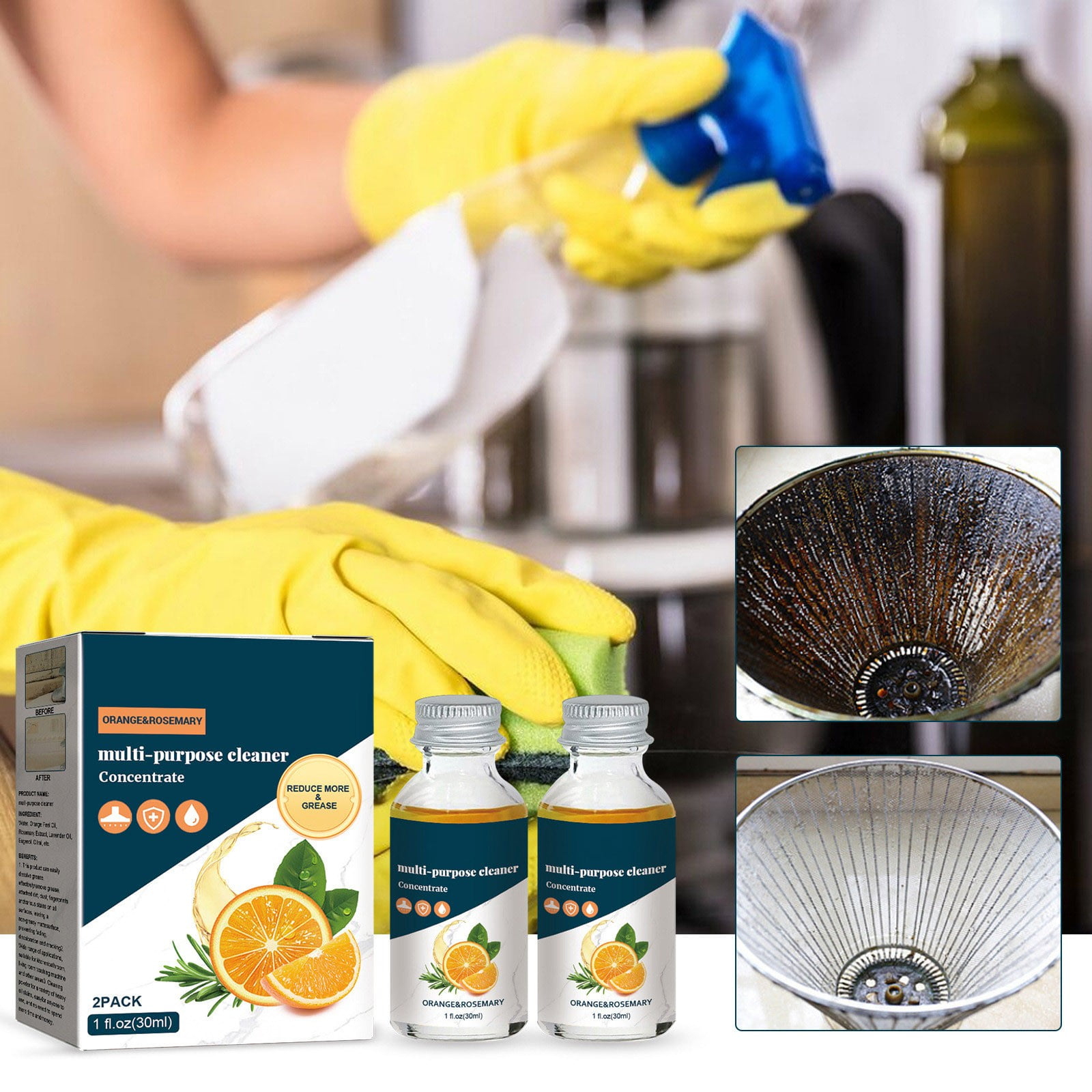 Daily Clean Powerful Stainless Steel Cookware Cleaning Paste Household ...