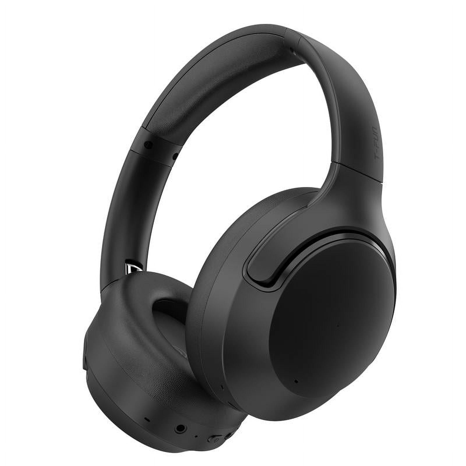 Daily Commute Office Work Music Streaming Soft Over-Ear Earmuffs Black ...