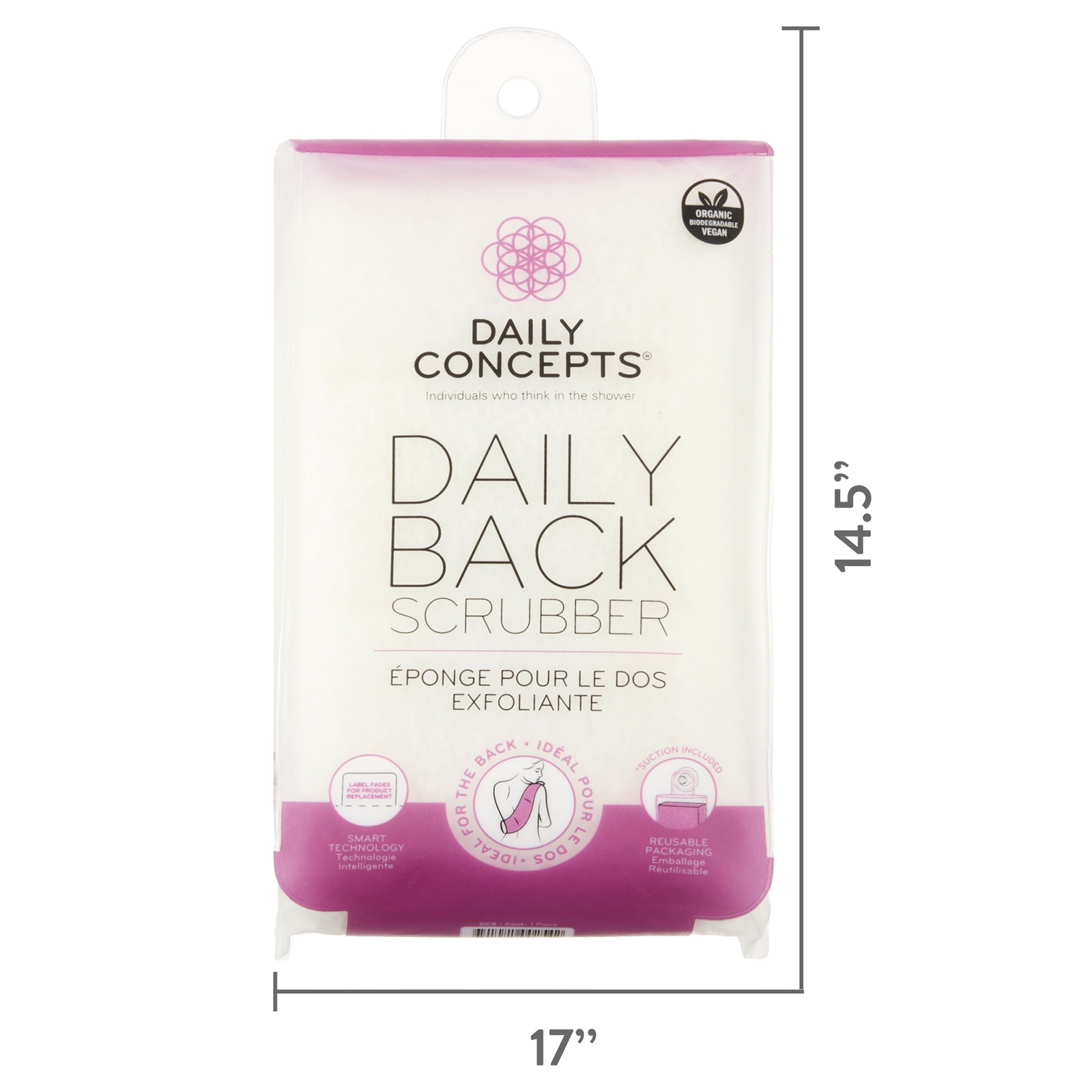 Daily Concepts Daily Back Scrubber - Walmart.com