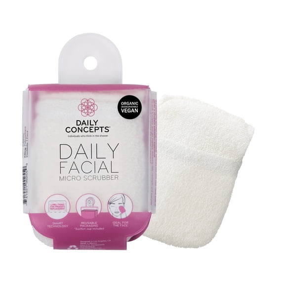 Daily Concepts Eco Exfoliating Face Scrubber - Micro Scrubbing Wash for ...