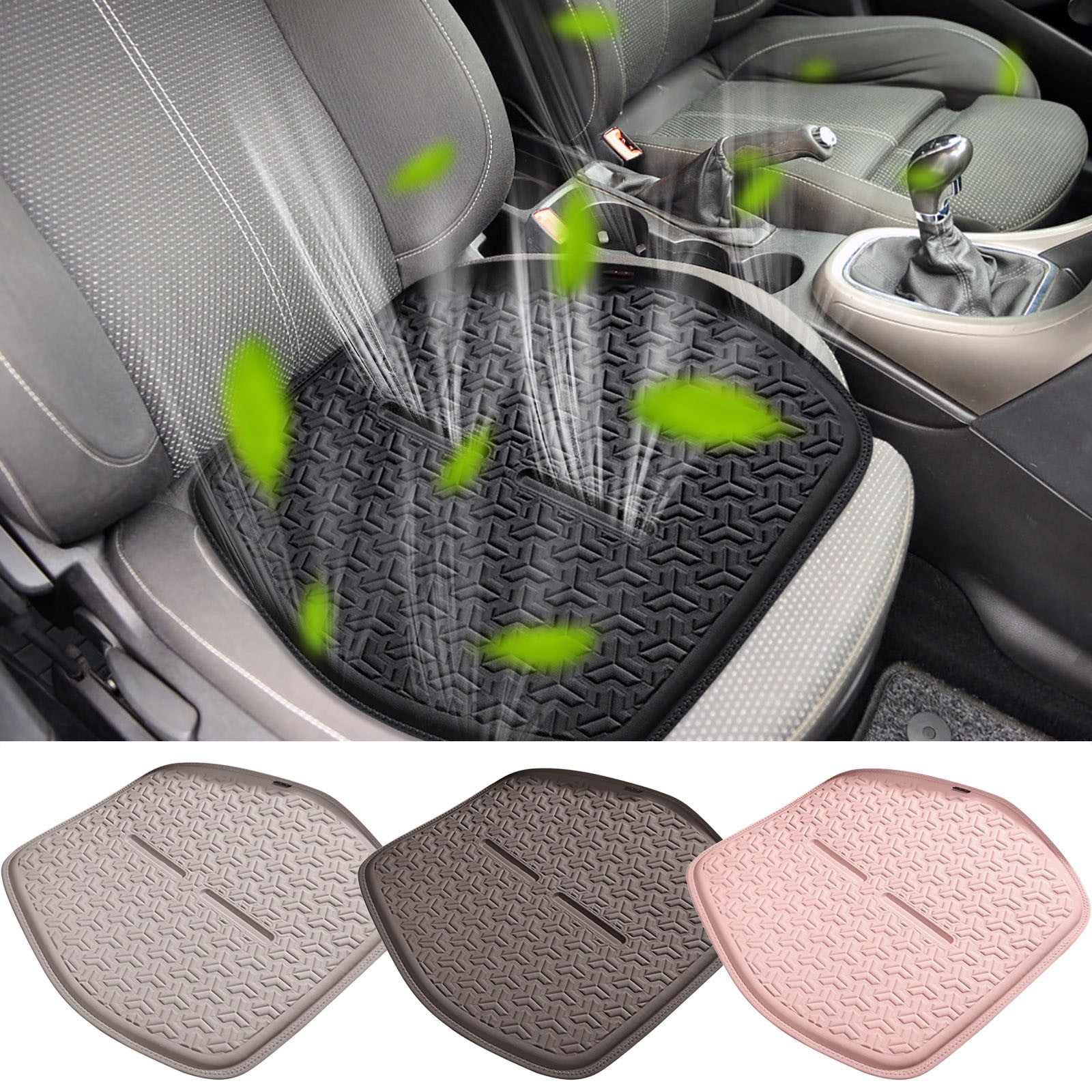 Daily Deal,Summer Cooling Car Seat Pad,Gel Ventilated Seat Cushion,Ice ...