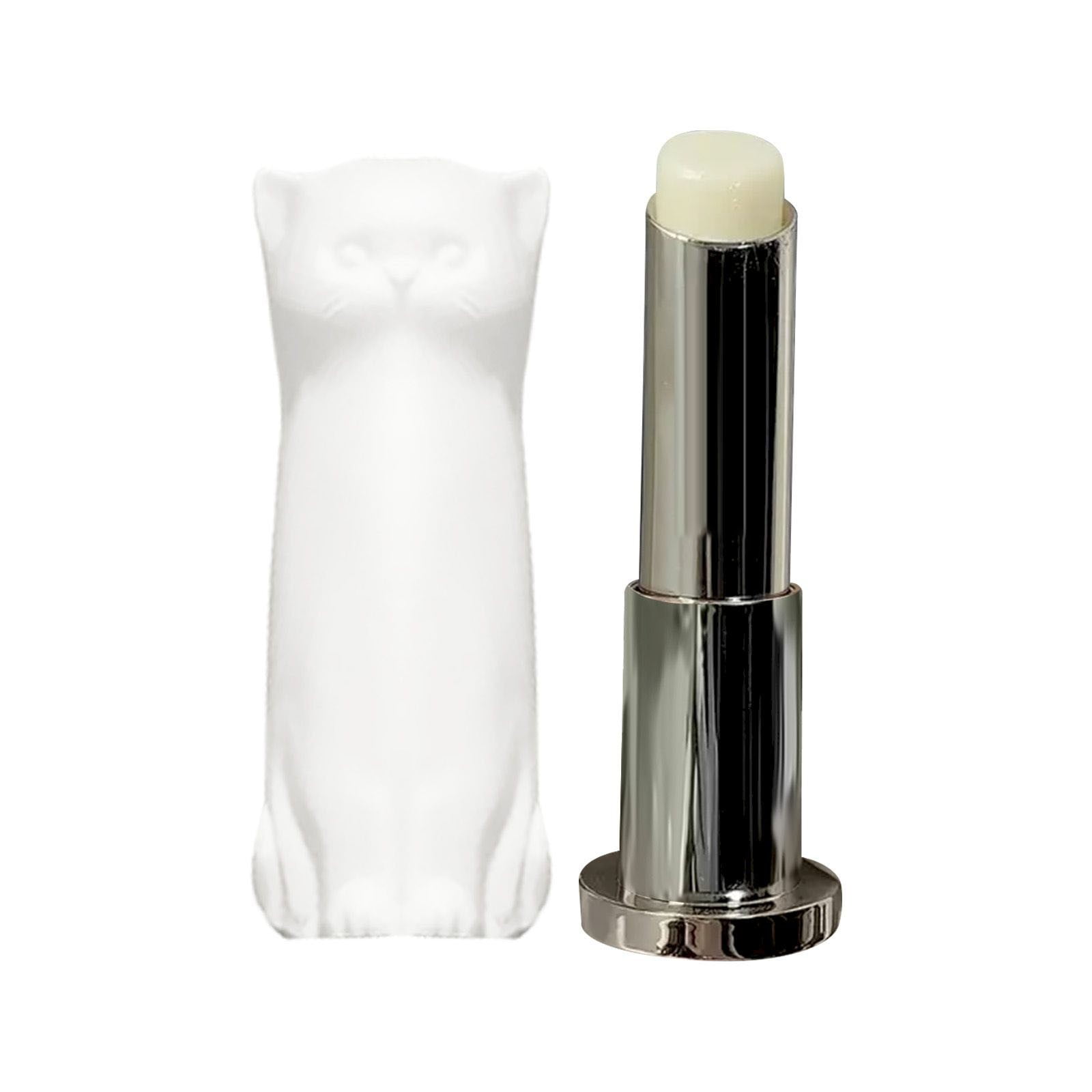 Daily Deals 2024 Cat Lip Balm, Anti-Crack Moisturizing Lipstick for Dry ...