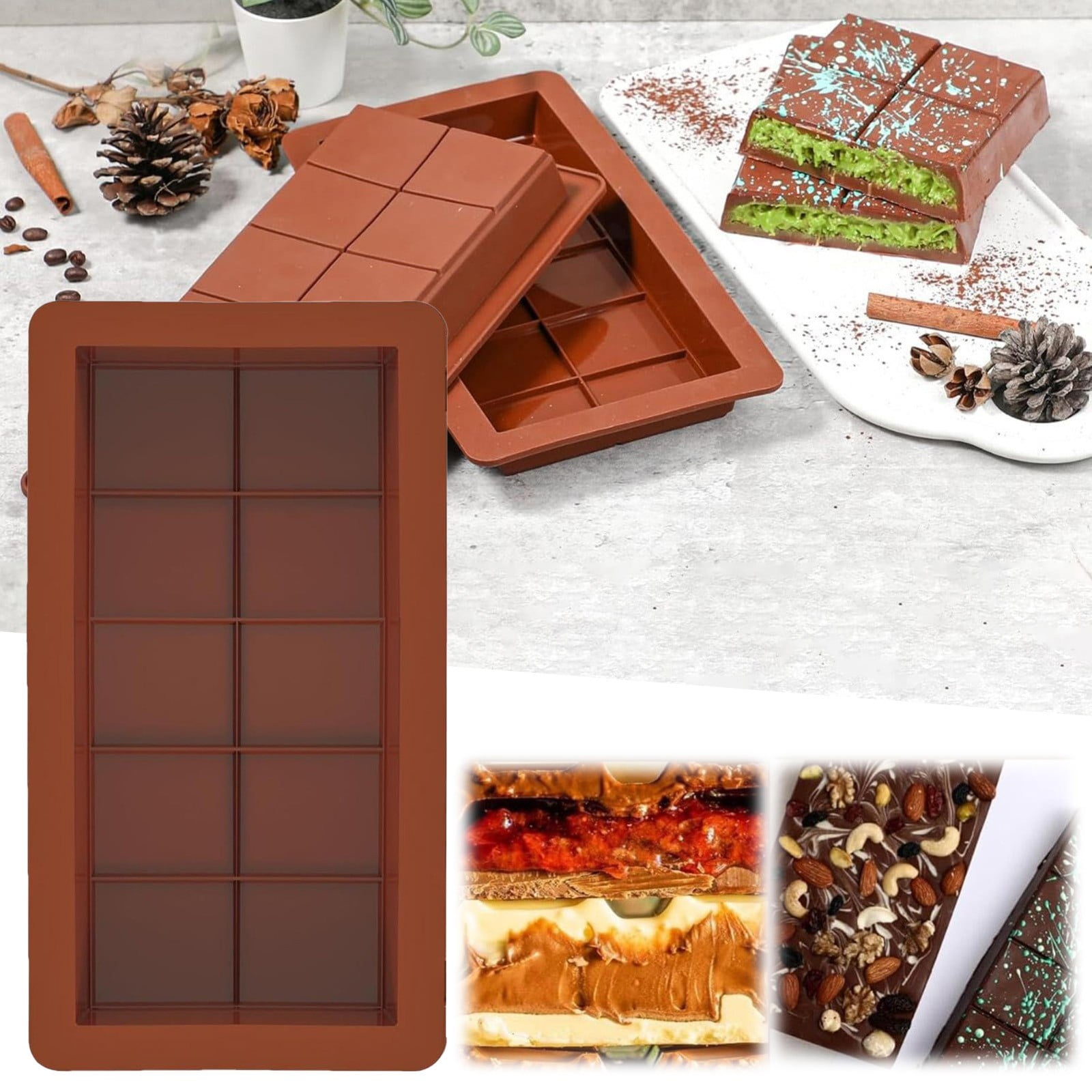 Daily Deals! Aminojy Deep Chocolate Bar Mold, Deep Large and Thick ...