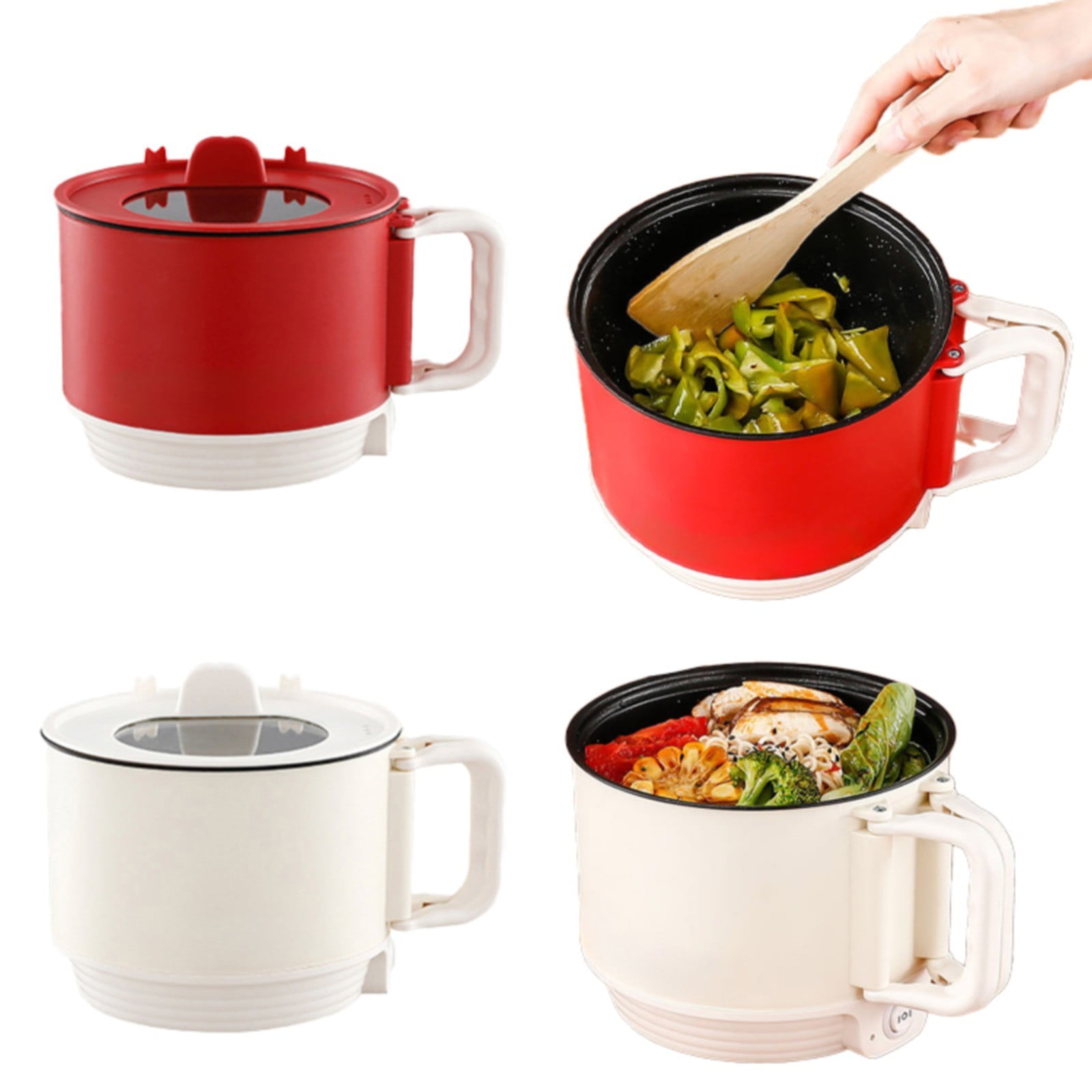 Daily Deals! Aminojy Hot Pot Electric Ramen Cooker Mini Instant Non ...