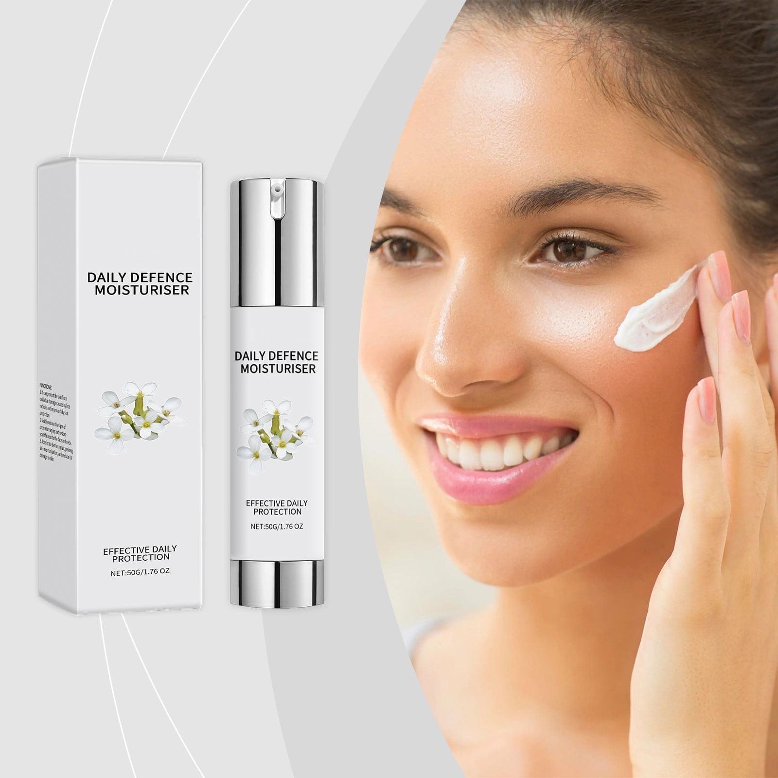 Daily Defence Moisturiser Oxidant Hydrating Face For Skin 50ml Korean ...