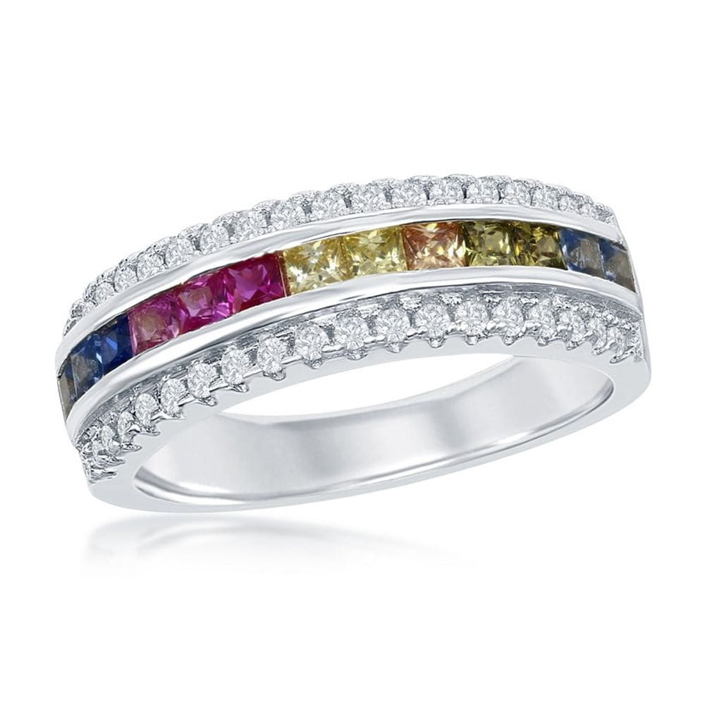 Daily Delight TheJewelryHut Designer Sterling Silver Half Center ...
