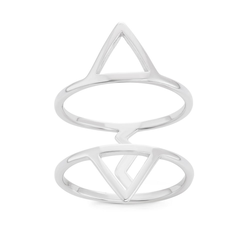 Daily Delight TheJewelryHut Designer Sterling Silver Wide Double Row ...