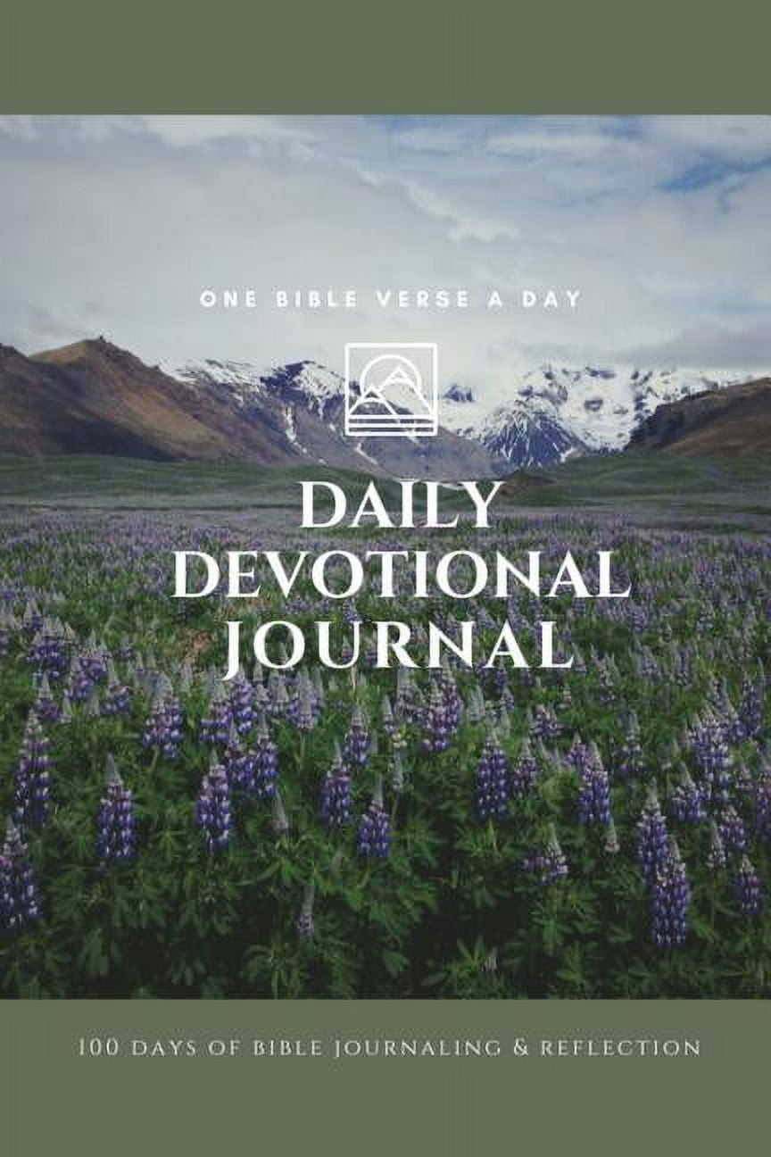 Daily Devotional Journal: One Bible Verse a Day - 100 Days of Bible ...