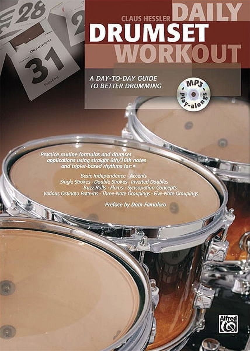 Daily Drumset Workout - by Claus Hessler - 00-20156US - Walmart.com
