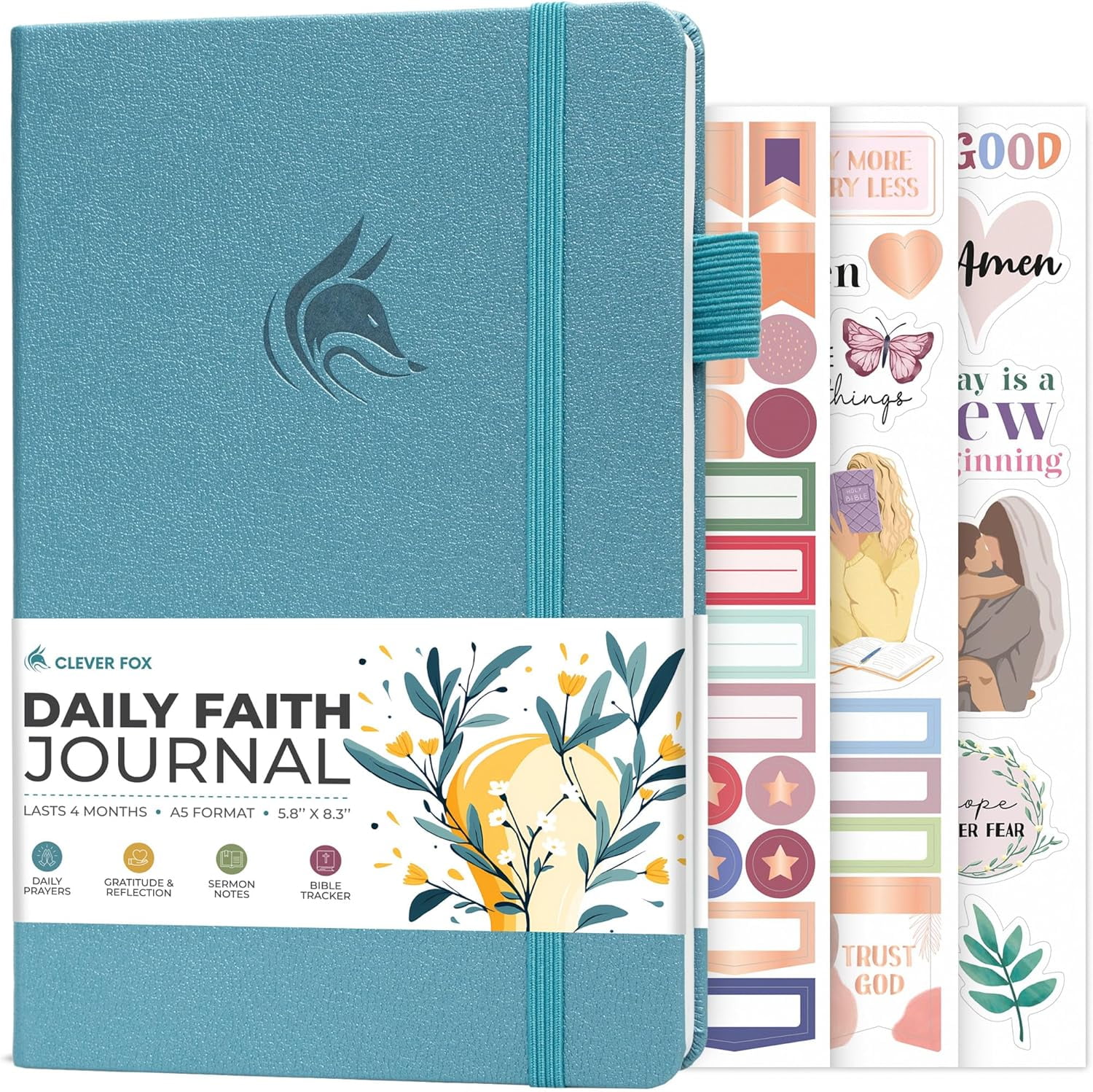 Daily Faith Journal – Guided Prayer, Gratitude & Bible Study Notebook ...