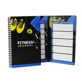 Daily Food and Fitness Tracking Journal, 6 Months of Logs, Wire Bound ...