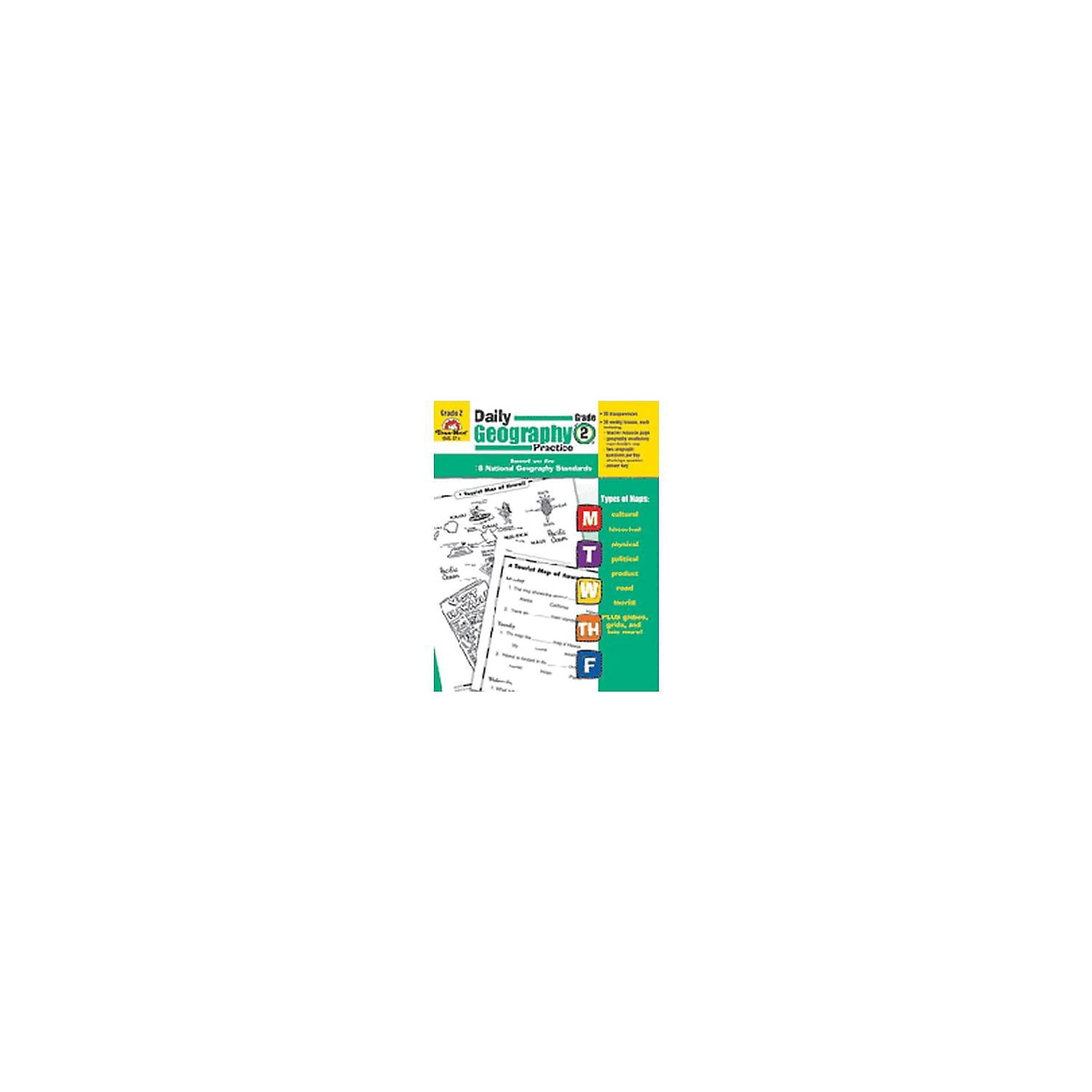Daily Geography Practice Gr 2 - Walmart.com