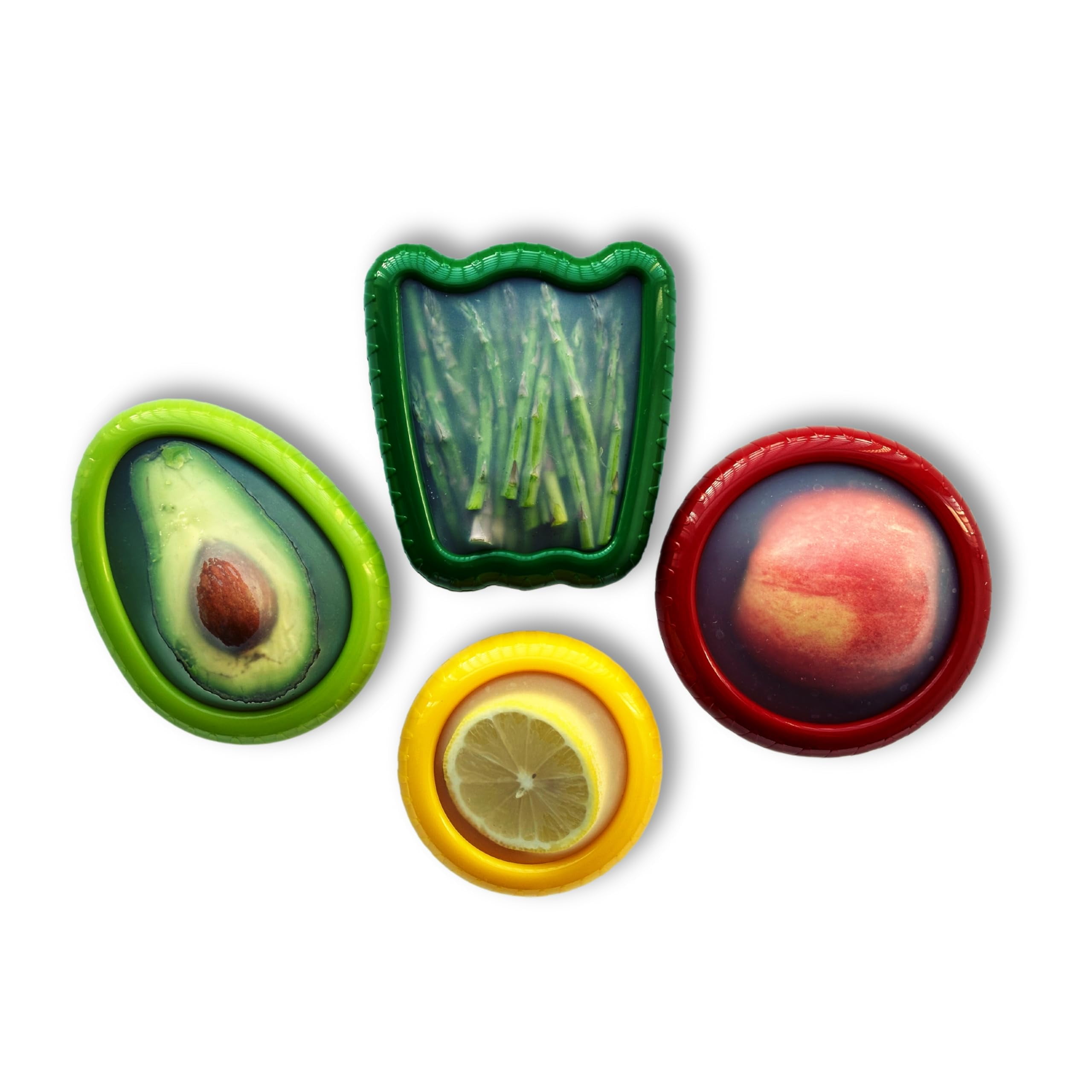 Daily Goods Avocado saver and onion storage - Set of 4 vegetable ...