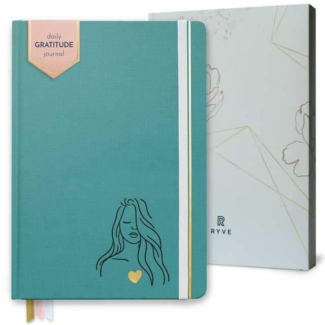 Women's Daily Gratitude Journal - 6 Months of Positivity & Self ...