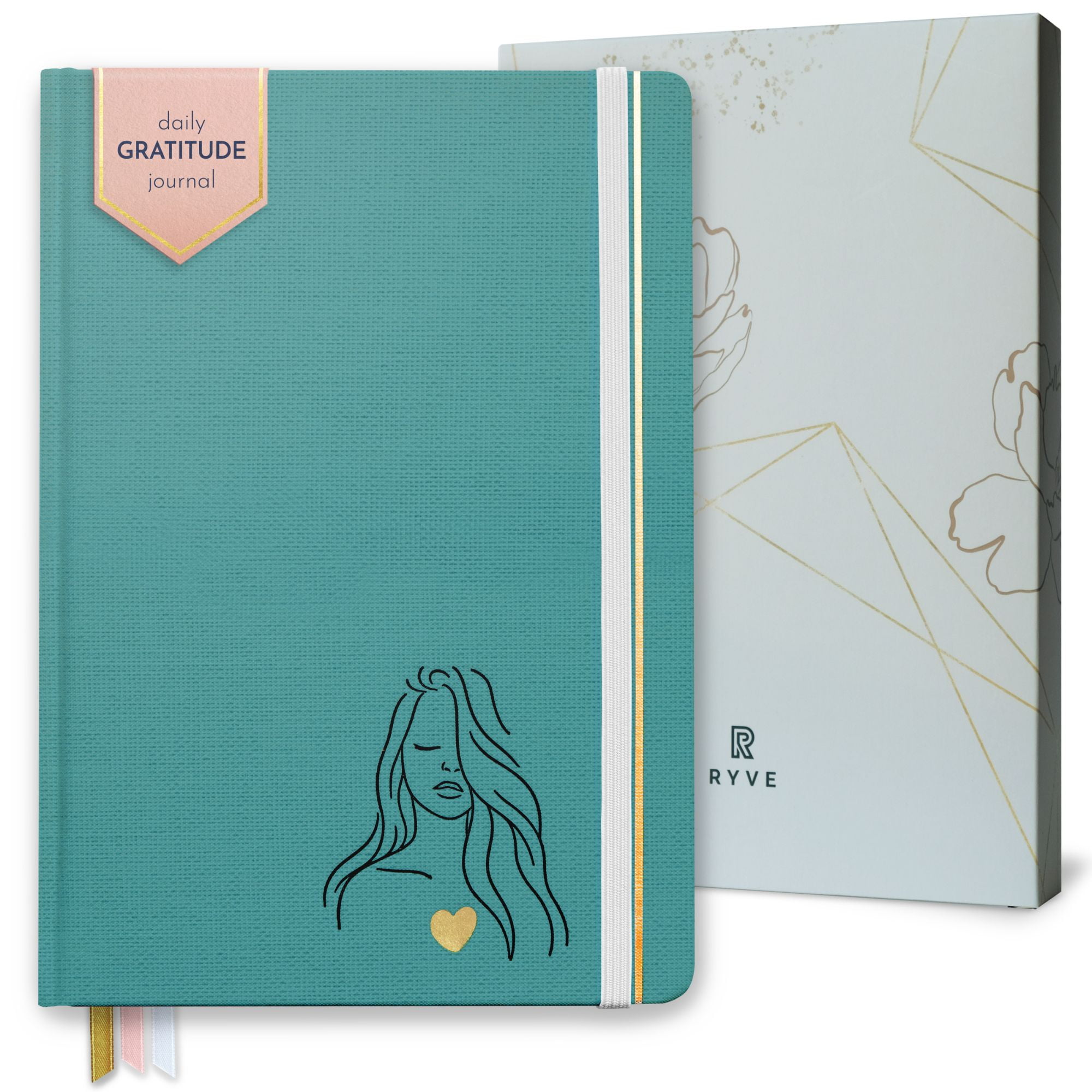 Women's Daily Gratitude Journal - 6 Months of Positivity & Self ...