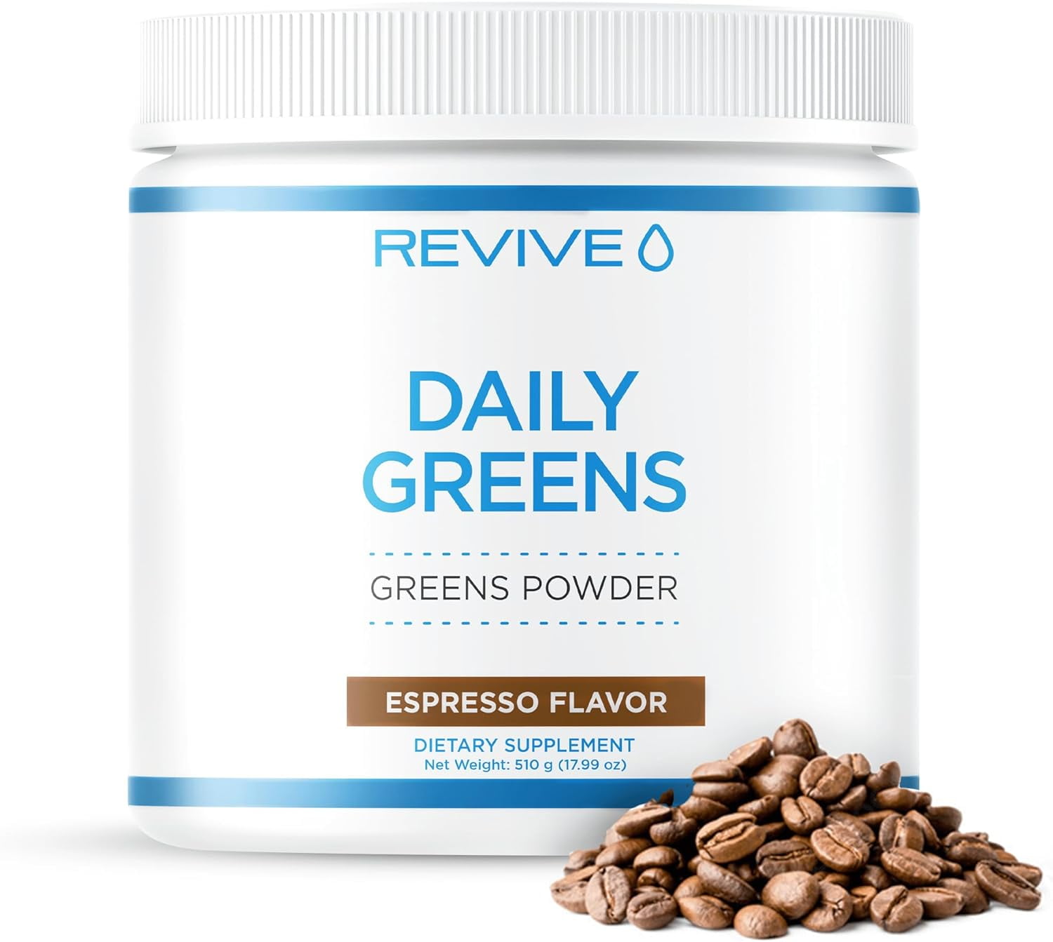 Daily Green Powder Superfood (Espresso) - Supergreens Powder to Support ...