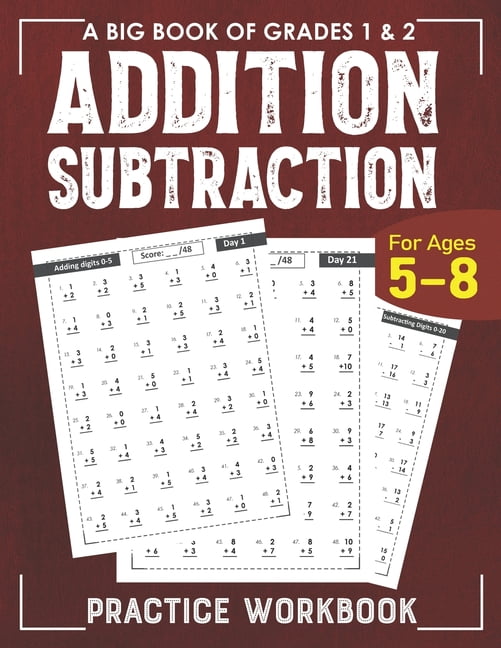 Daily Homeschooling Math Practice Addition Subtraction Practice ...