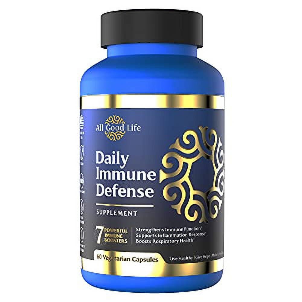 Daily Immune Defense, 7 in 1 Daily Capsule, Vitamins C, D, Zinc ...