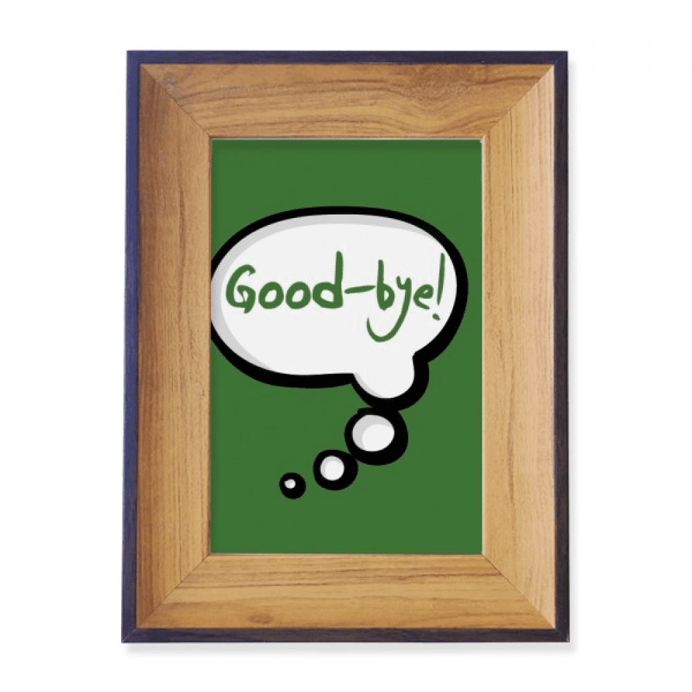 Daily Language Chat Goodbye Farewell Photo Frame Exhibition Display Art ...