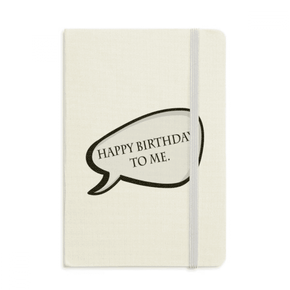 Daily Language Chat Happy Birthday Notebook Official Fabric Hard Cover ...