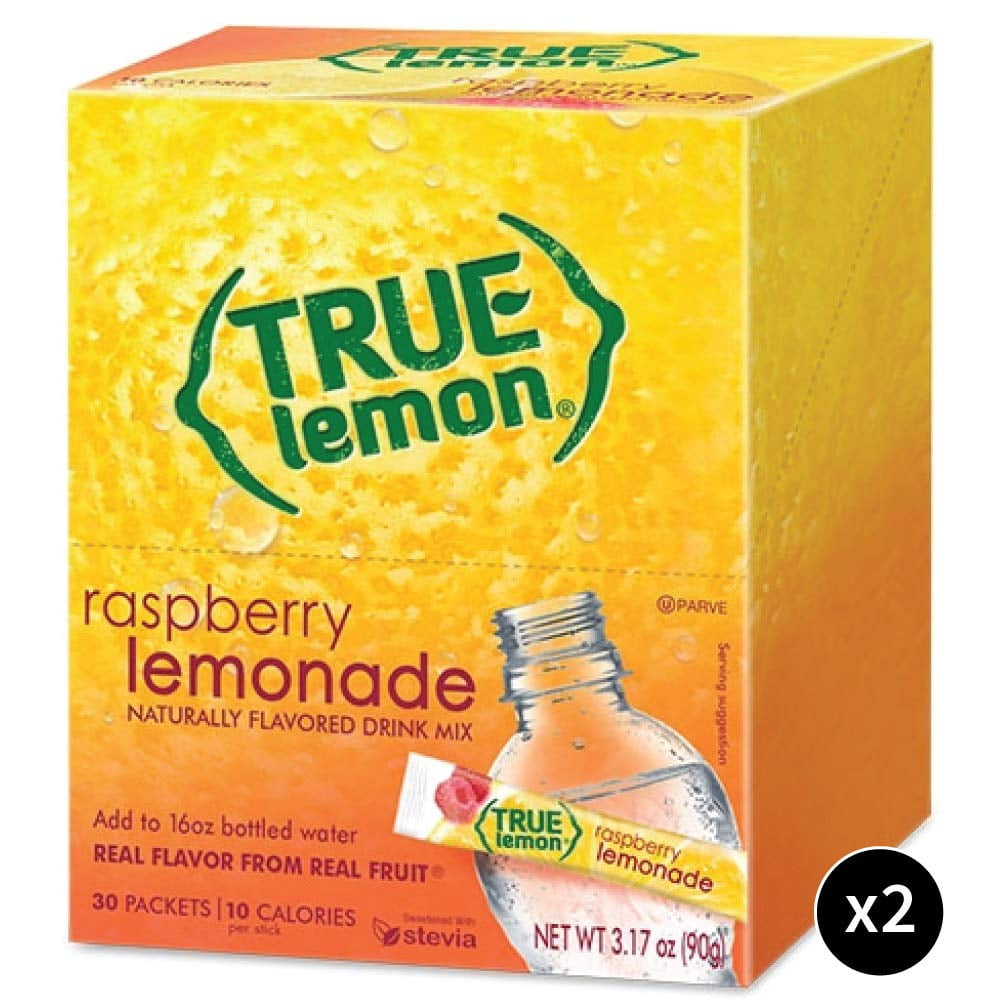 Daily Lemon Lemonade Drink Mix 2 Bulk Boxes - 30ct Each (60 stick ...