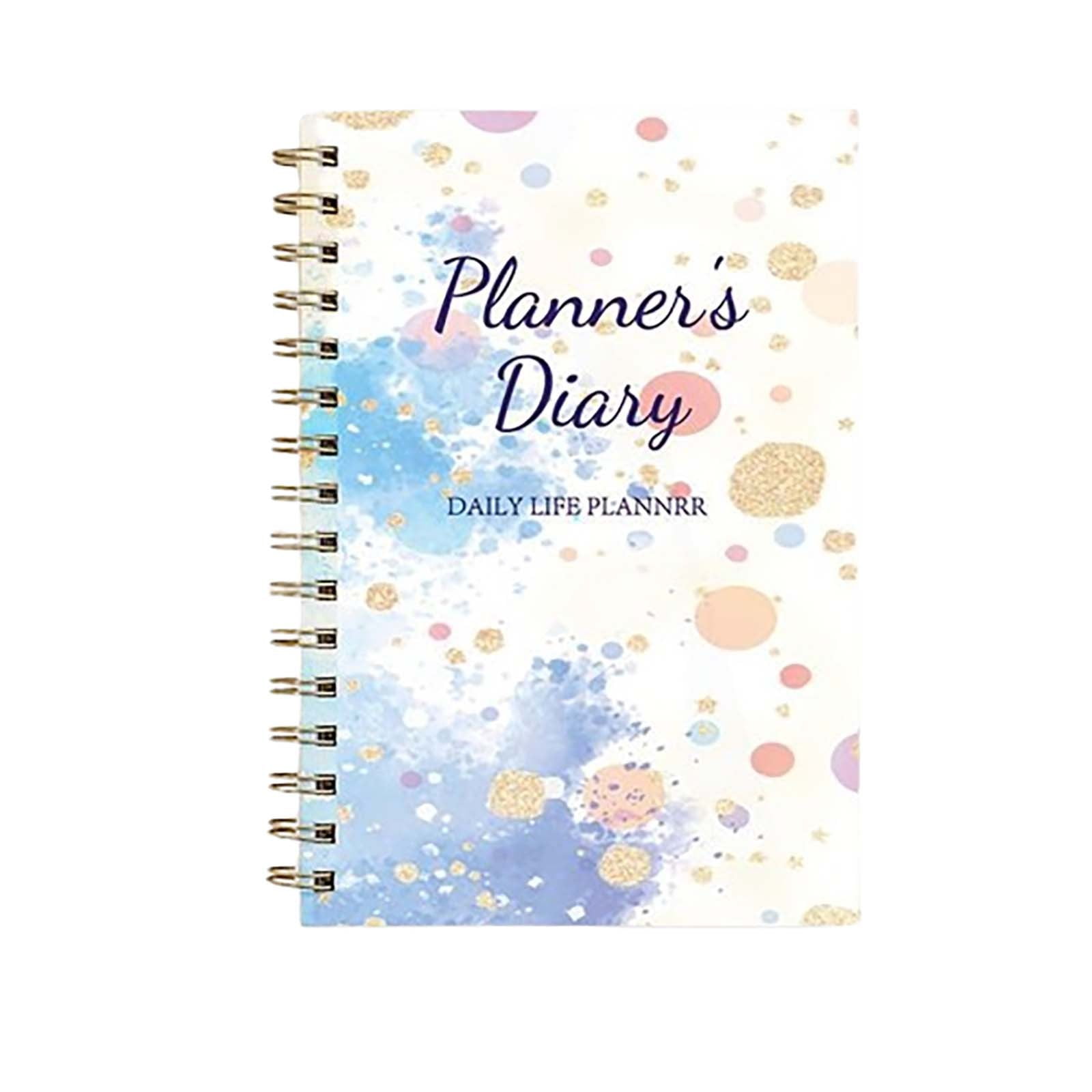 Daily Life Planner Diary 12-Month Undated Organizer with Inspirational ...