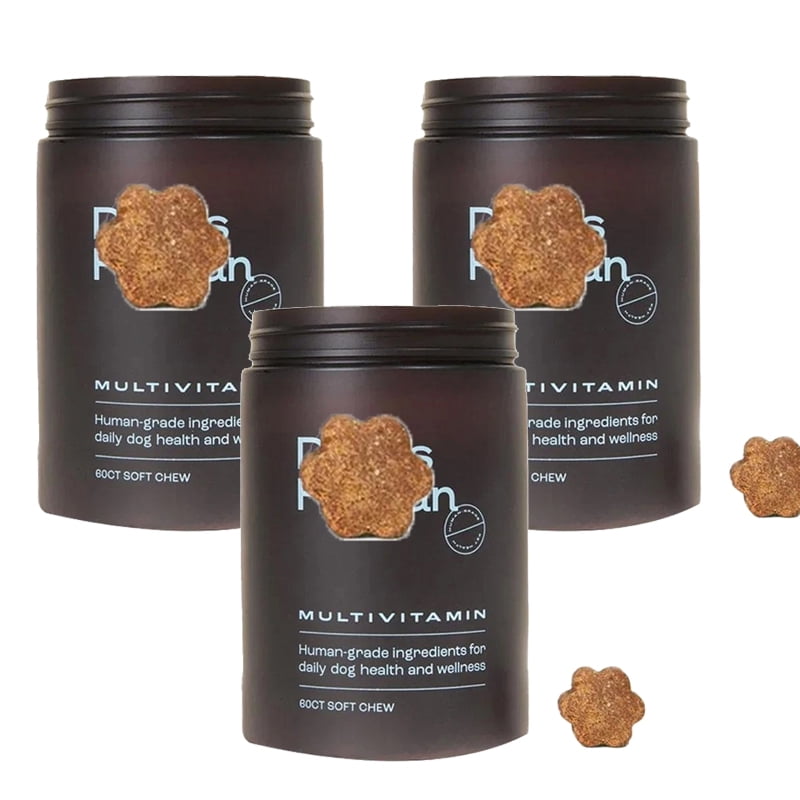 Daily Multivitamin for Cats and Dogs Daily Wellness Dog Treats, Beef ...
