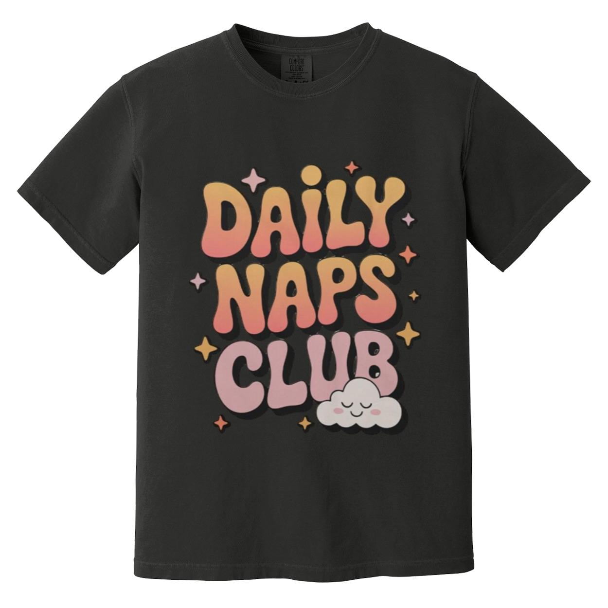 Daily Naps Club Comfort Color T-shirt with Kawaii Sleep Graphic and ...