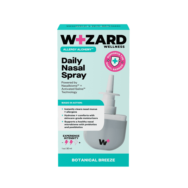 Wizard Wellness Daily Natural Nasal Spray, Botanical Breeze Aroma, 272 ...