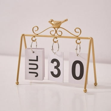 PAMINGONO 1Pack Wooden Display Stand for Calendars Rectangular Rustic ...