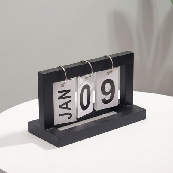 PAMINGONO 1Pack Wooden Display Stand for Calendars Rectangular Rustic ...