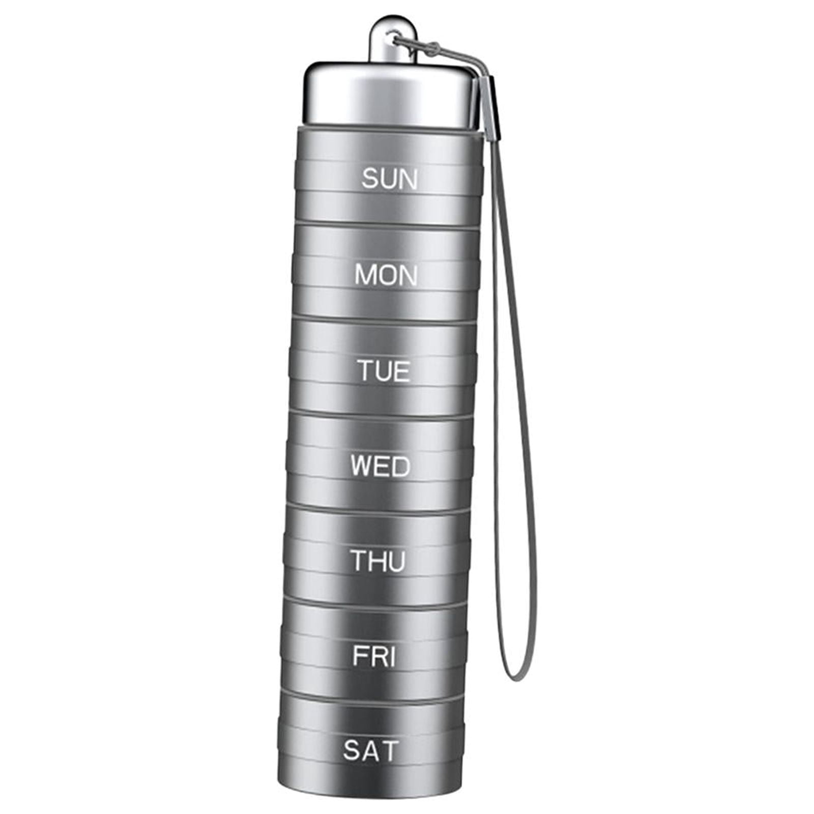 Daily Organizer Daily Keeper Travel for Sports Hiking Vitamin Gray ...